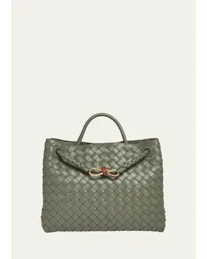Bottega Veneta Andiamo Medium Nappa Leather Top-handle Bag