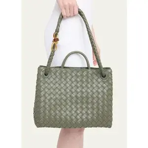 Bottega Veneta Andiamo Medium Nappa Leather Top-handle Bag