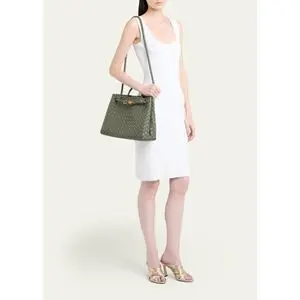 Bottega Veneta Andiamo Medium Nappa Leather Top-handle Bag