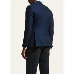 Etro Basic Knit Blazer - Navy