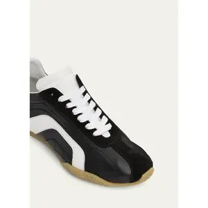 Pierre Hardy Jump Mixed Leather Sneakers