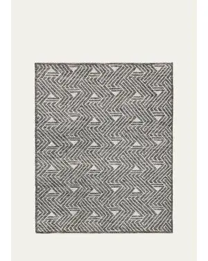 EXQUISITE RUGS Turner Hand-knotted Rug, 10' X 14 - Silver/gray