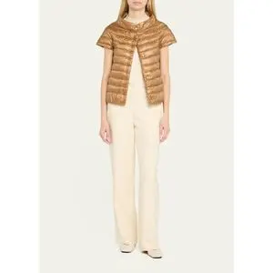 Herno Greta Cap-sleeve Ultralight Down Cape