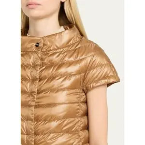 Herno Greta Cap-sleeve Ultralight Down Cape