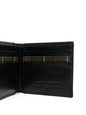 Barbour Logo Embossed Bi-fold Wallet Card Holder Set