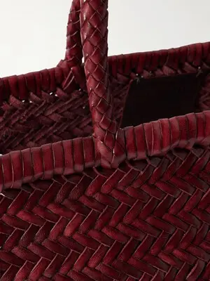 Dragon Diffusion Woven Leather Tote