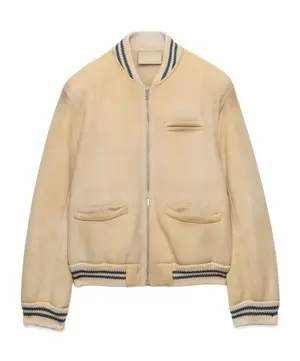 Prada Sheepskin Bomber Jacket