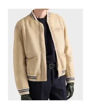 Prada Sheepskin Bomber Jacket