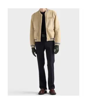 Prada Sheepskin Bomber Jacket