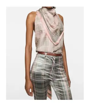 Acne Studios Silk Blouse With Scarf