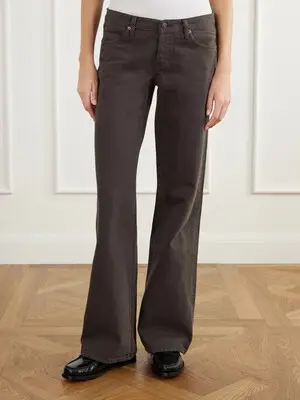 FRAME Low-rise Wide-leg Jeans