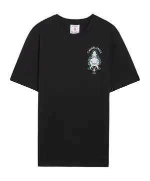 Casablanca Casa Hotel Graphic Short-sleeve T-shirt - Black
