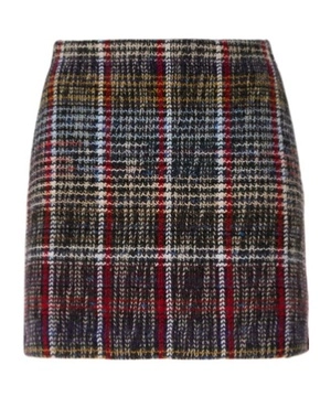 Missoni Plaid Knitted Mini Skirt - No