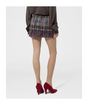 Missoni Plaid Knitted Mini Skirt - No