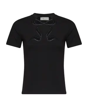 Blumarine Cutout T-shirt - Black