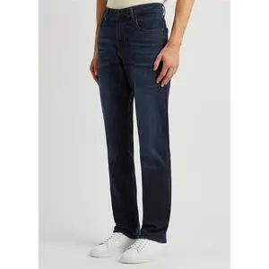 7 For All Mankind Logo Jeans - Deep Blue