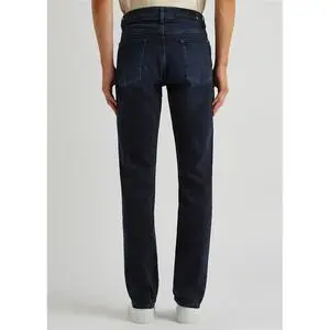 7 For All Mankind Logo Jeans - Deep Blue