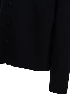 Maison Kitsuné V-neck Wool Cardigan