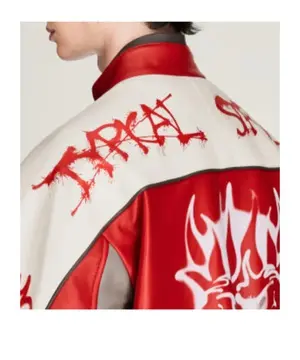 Y3 Zip-up Biker Jacket