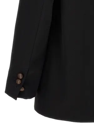 Zegna Stand-collar Buttoned Blazer