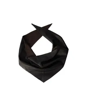 LEMAIRE Large Leather Triangle Scarf