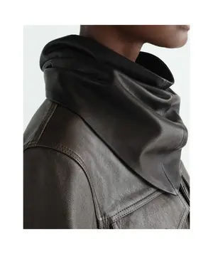LEMAIRE Large Leather Triangle Scarf
