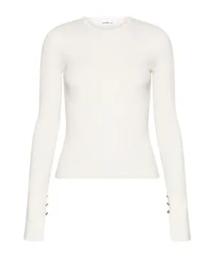 Marella Long-sleeve Knit Sweater - Light Brown