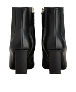 ROGER VIVIER Belle Vivier Wedge Booties In Leather