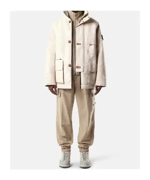 Stone Island Short Down Parka With Hood Insert