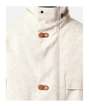 Stone Island Short Down Parka With Hood Insert