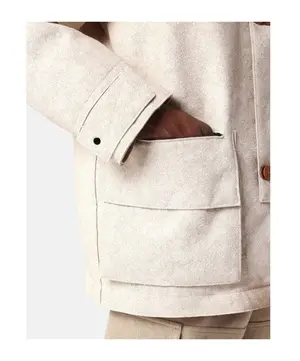 Stone Island Short Down Parka With Hood Insert