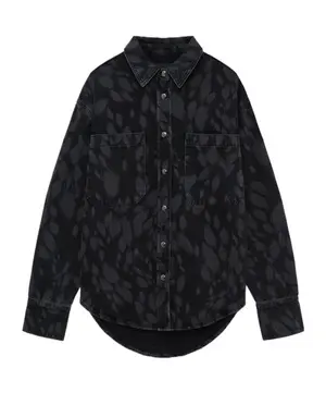 ANINE BING Samy Shirt Abstract Washed