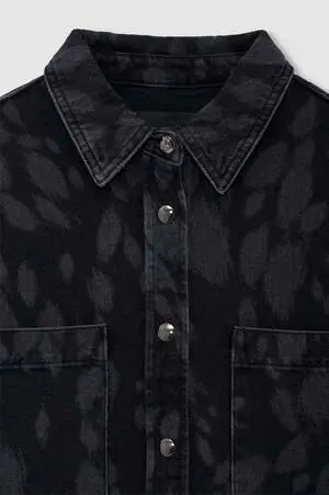 ANINE BING Samy Shirt Abstract Washed
