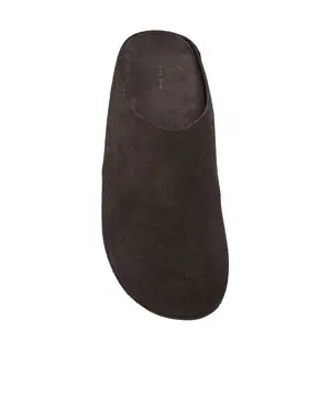 THE ROW Hudson Round-toe Slides - No