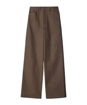 LEMAIRE Straight Pants In Heavy Cotton Twill