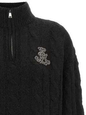 Ralph Lauren Half-zip Cable-knit Sweater