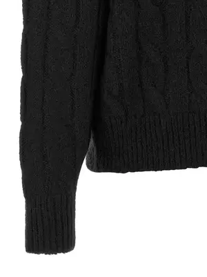 Ralph Lauren Half-zip Cable-knit Sweater
