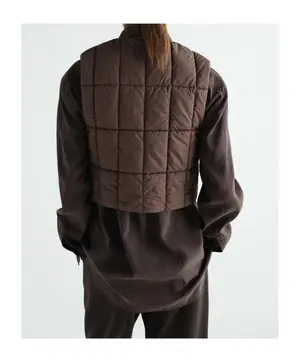 LEMAIRE Wadded Gilet In Water Repellent Cotton Nylon