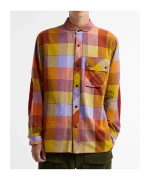 Barbour X Norbit Checked Elbow-patch Shirt