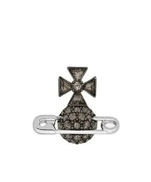 VIVIENNE WESTWOOD Hectorina Single Stud Earring - Grey
