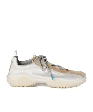 Miu Miu Bubble Technical Fabric And Suede Sneakers
