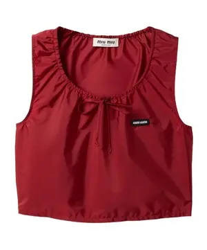 Miu Miu Technical Fabric Top