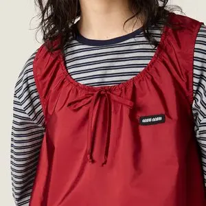 Miu Miu Technical Fabric Top