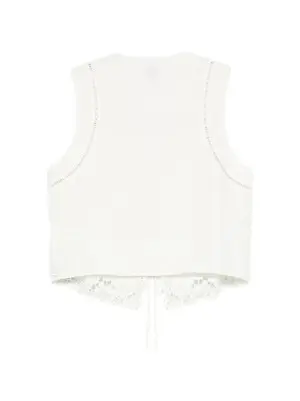 Hugo Boss Lace Tie-fastening Top