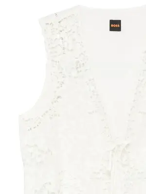 Hugo Boss Lace Tie-fastening Top