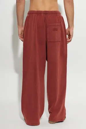American Vintage Drawstring Sweatpants - Red