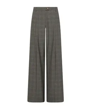Marella Checked Casual Trousers