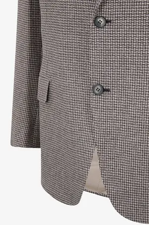 Brioni Houndstooth Blazer