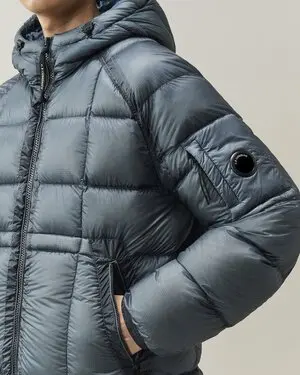 C.P. COMPANY Logo Down Jacket