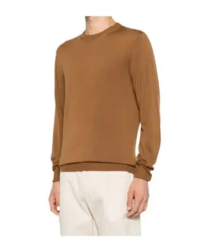Canali Crew-neck Wool Sweater